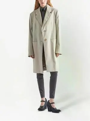 Prada Single-breasted Cotton Coat