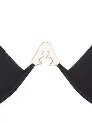 LET'S SWIM Shark Logo Bikini Top