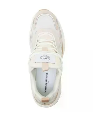 Maison Kitsuné Sora Panelled Sneakers - Neutrals