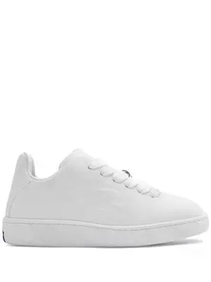 Burberry Calf Leather Sneakers With Equestrian Knight Motif