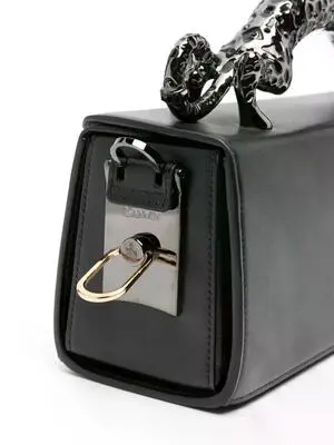 LANVIN Sculpted Handle Leather Bag