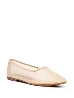 Senso Dena Mesh Ballerina Shoes - Neutrals