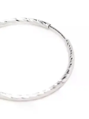MARIA BLACK 14kt White Gold Liv 25 Hoop Earring