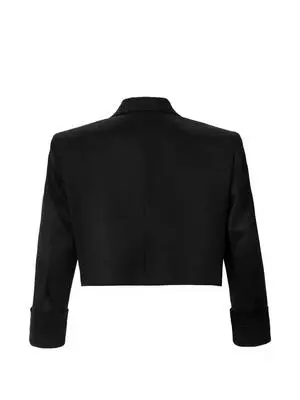 ALMAZ Cropped Tuxedo Blazer