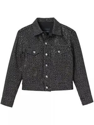 Marc Jacobs Studded Cropped Denim Jacket