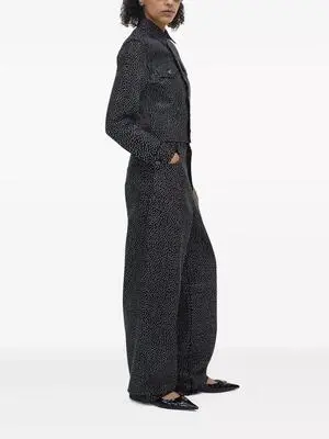 Marc Jacobs Studded Cropped Denim Jacket