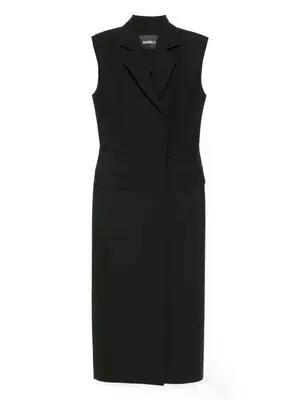 Goen.j Layered Panel Blazer Dress - Black