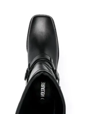 Zadig&Voltaire Igata Leather Biker Boots