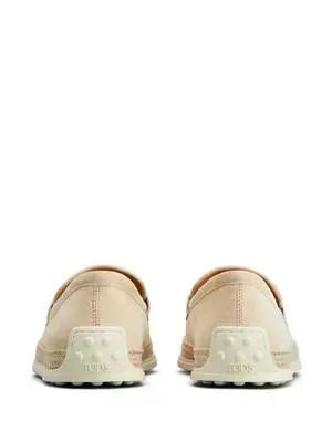 TOD'S Gomma Leather Loafers - Neutrals