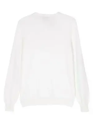 D4.0 Cashmere Fine Ribbed Sweater - Neutrals