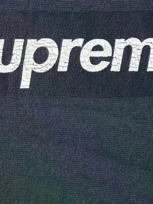 Supreme Washed Box Logo Sweatshirt - Blue