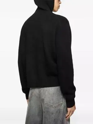 Acne Studios Appliqué Hoodie - Black