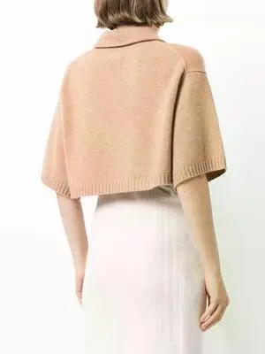 Cashmere In Love Cropped Knitted Shirt