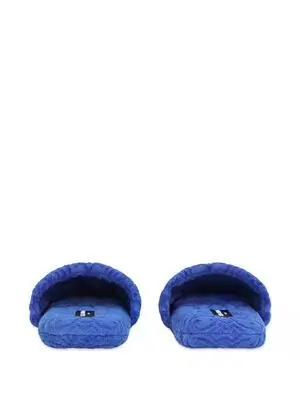 Dolce & Gabbana Logo-embroidered Slippers