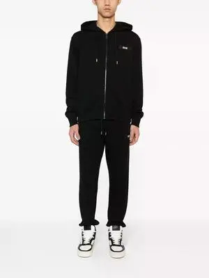 Versace Logo-patch Cotton Track Pants