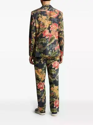 Etro Floral-print Single-breasted Blazer