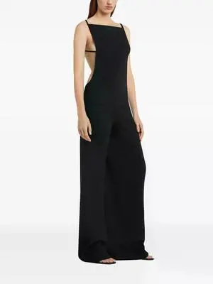 COURREGES Square Neck Open Back Jumpsuit