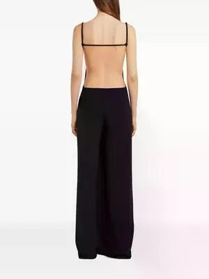COURREGES Square Neck Open Back Jumpsuit