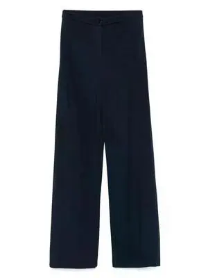 Emporio Armani Textured Trousers - Blue