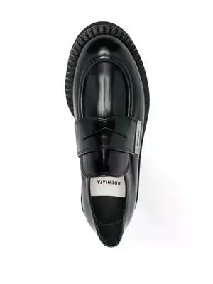 Premiata Chunky Leather Lug Loafers