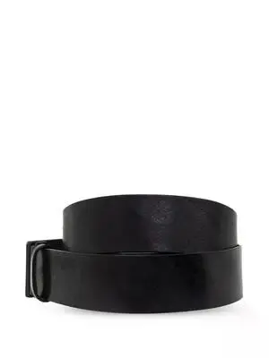 Dsquared2 Embossed Logo Leather Belt - Black