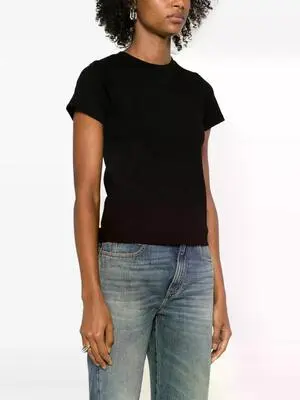 Alexander McQueen Embroidered Cotton T-shirt
