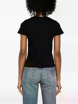 Alexander McQueen Embroidered Cotton T-shirt