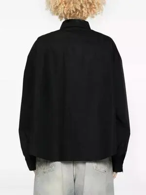 Balenciaga Logo Embroidered Shirt