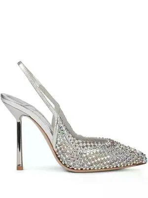 LE SILLA 100mm Gilda Pumps - Silver