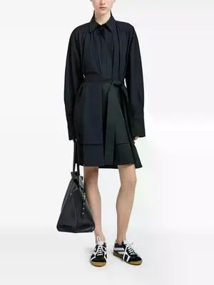 Proenza Schouler Sammy Shirt Dress With Belt