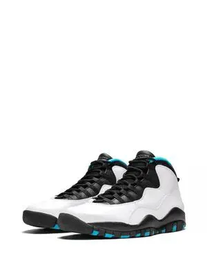 JORDAN Air Retro 10 Powder Blue Sneakers - White