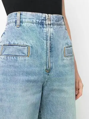 Sandro High-waisted Wide-leg Jeans