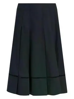 Proenza Schouler Pleated Midi Skirt - Black