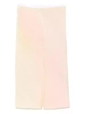 SEMICOUTURE Meghan Midi Skirt - Neutrals