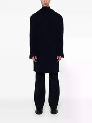 Kiton Single-breasted Fleece Coat