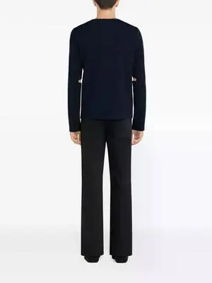 COURREGES Cut-out Knit Sweater - Blue