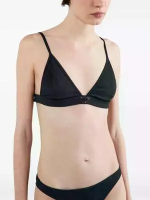 Prada Ribbed Bralette Bikini Top