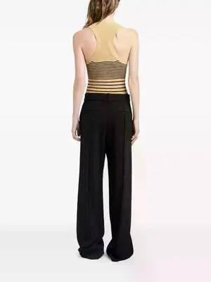 Proenza Schouler Archive Beige Racerback Knit Top - Neutrals