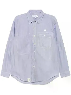 CHOCOOLATE Striped Shirt - Black
