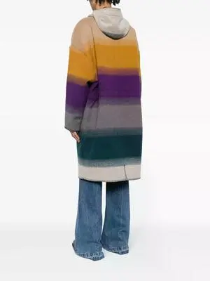 Roberto Cavalli Colour-block Striped Coat