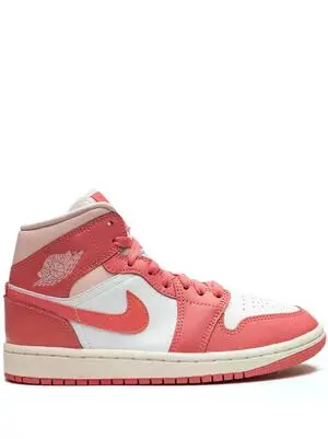 JORDAN 1 Mid "strawberries & Cream" Sneakers - Pink