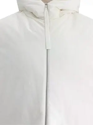 JIL SANDER Sleeveless Puffer Gilet - White