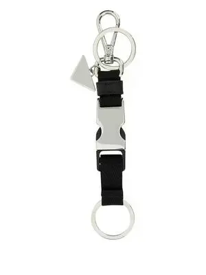 Prada Logo-engraved Keyring
