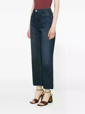 FRAME Le Jane Cropped Jeans - Blue