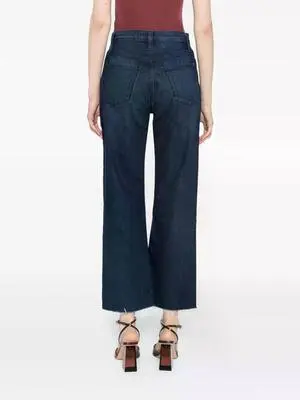 FRAME Le Jane Cropped Jeans - Blue