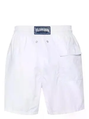 Vilebrequin Elasticated-waist Swim Shorts - White