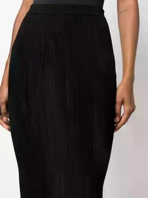 Alexander McQueen Ribbed Knit Pencil Skirt