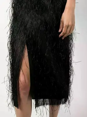 LANVIN Fringed Midi Dress