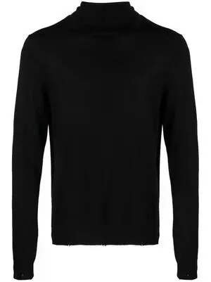 Zadig&Voltaire Bobby Fine-ribbed Raw-cut Jumper