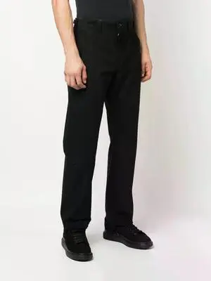 Alexander McQueen Drawstring Hem Cotton Trousers